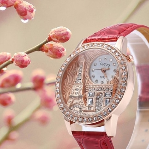 Accessories | Sparkly Paris Watch Arc De Triumph Eiffel Tower | Poshmark